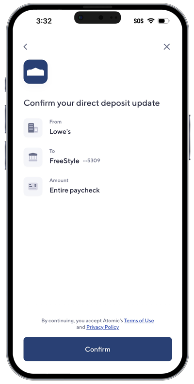 Direct Deposit Switch | First National Bank